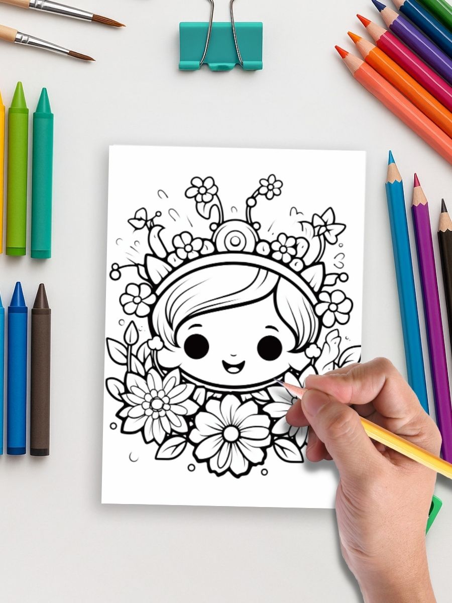 Kawaii Cuties – 130 Adorable Everyday Object Coloring Pages | Backyard ...