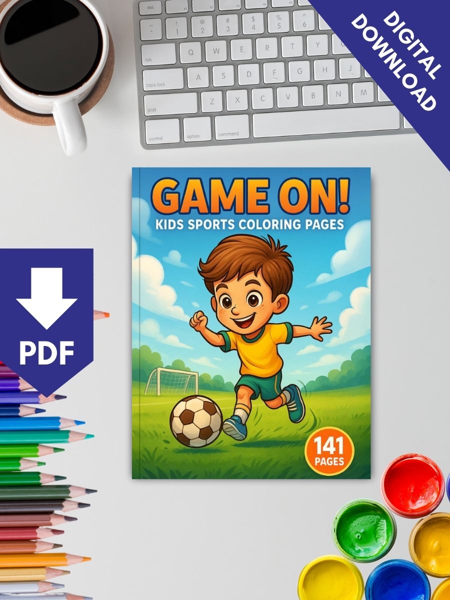 Game On! – 141 Sports & Activities Coloring Pages for Kids | Backyard ...